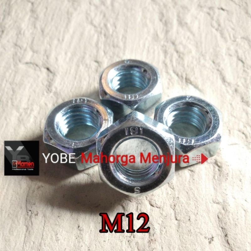 Jual Mur M12 / Hex Nut M12 Galvanized | Shopee Indonesia