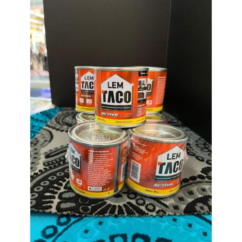 Jual LEM TACO MERAH ACTIVE SERBAGUNA/ LEM TACO UNTUK FURNITURE, KAIN ...