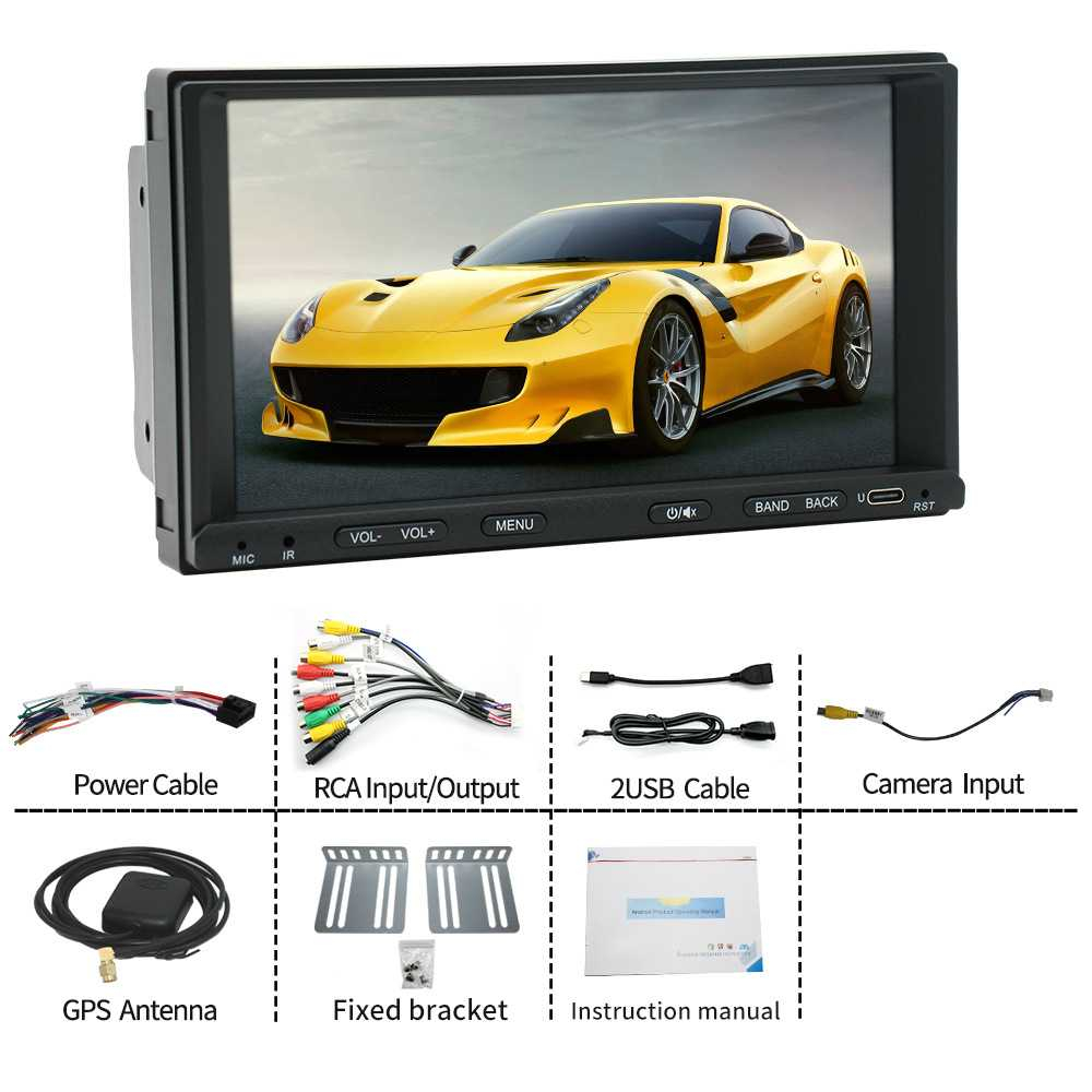 Jual Head Unit Mobil Double Din Media Player GPS 7 Inch 32GB | Shopee ...