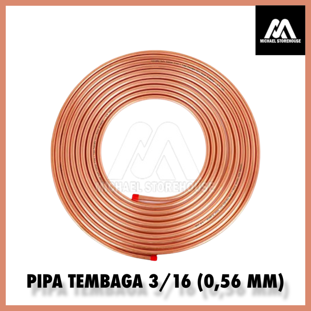 Jual PIPA TEMBAGA 3/16 (0,56 MM) | Shopee Indonesia