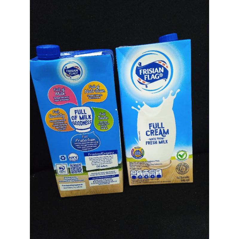 Jual UHT FRISIAN FLAG full cream 946 ml/ hampir 1liter(murah) | Shopee Indonesia