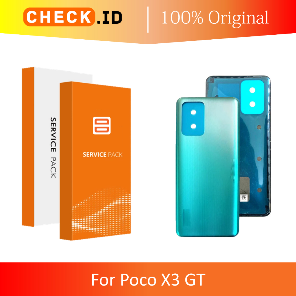 Jual [ CHECK.ID ] BACKDOOR BACK COVER CASING POCO X3 GT TUTUP BELAKANG ...
