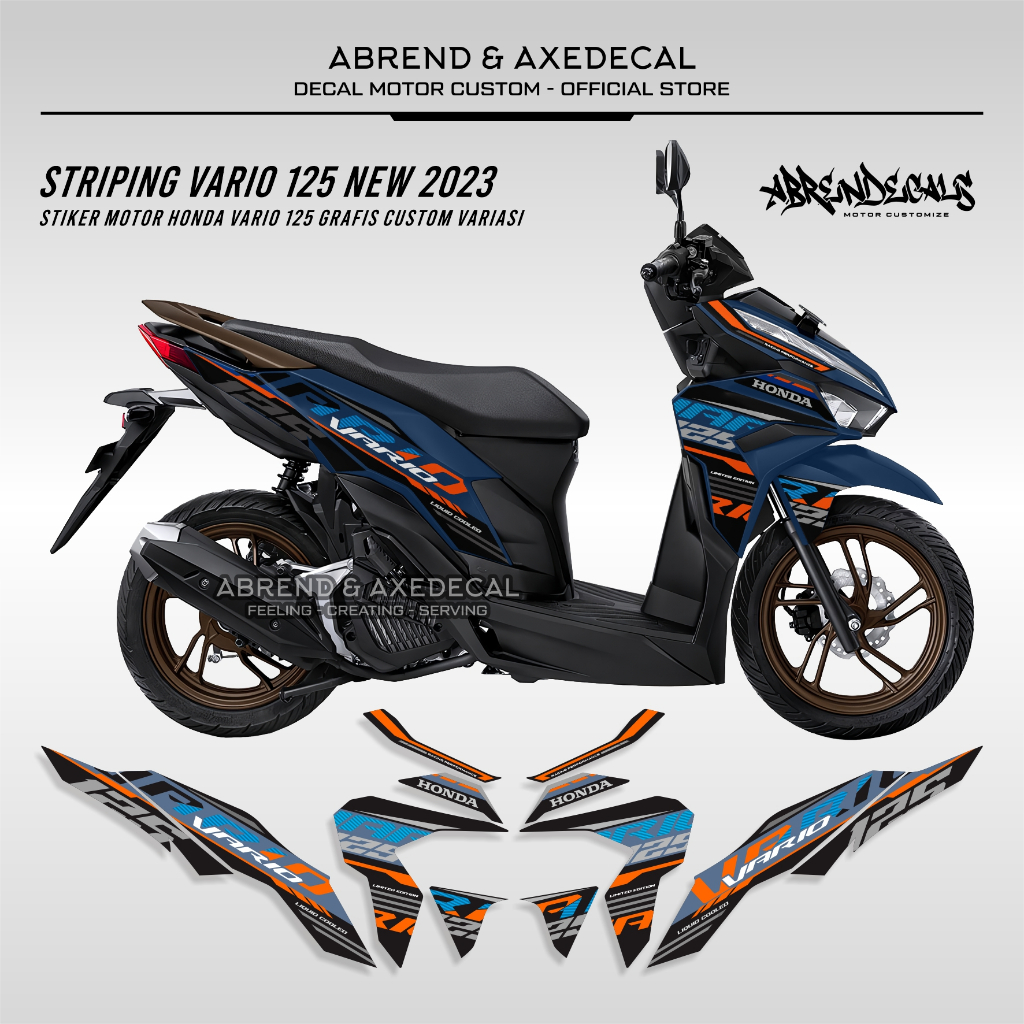Jual STRIPING VARIO 125 NEW 2023 GRAFIS CUSTOM VARIASI / STIKER MOTOR HONDA VARIO 125 / STOCK ...