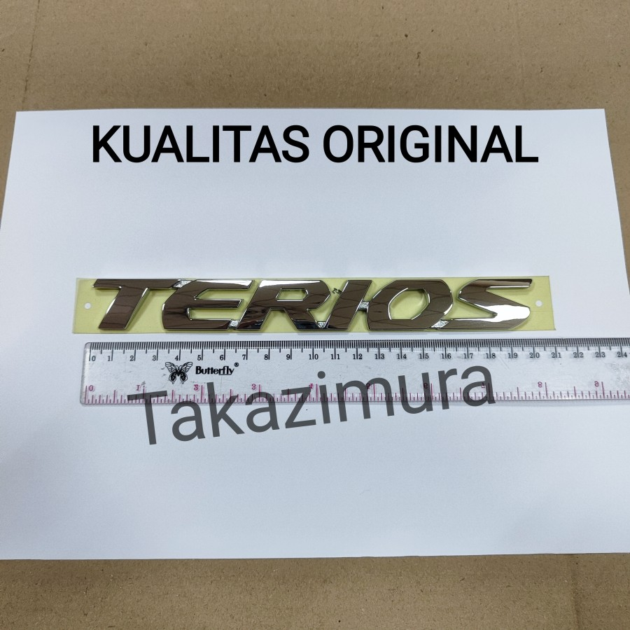 Jual Emblem Tulisan TERIOS 2018 2019 2020 2021 2022 2023 Kualitas ...