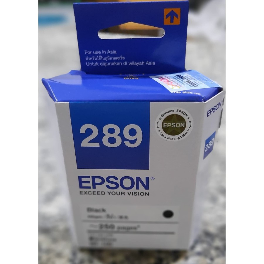 Jual CARTRIDGE EPSON 289 BLACK / 290 COLOR ORIGINAL 100% - Hitam ...