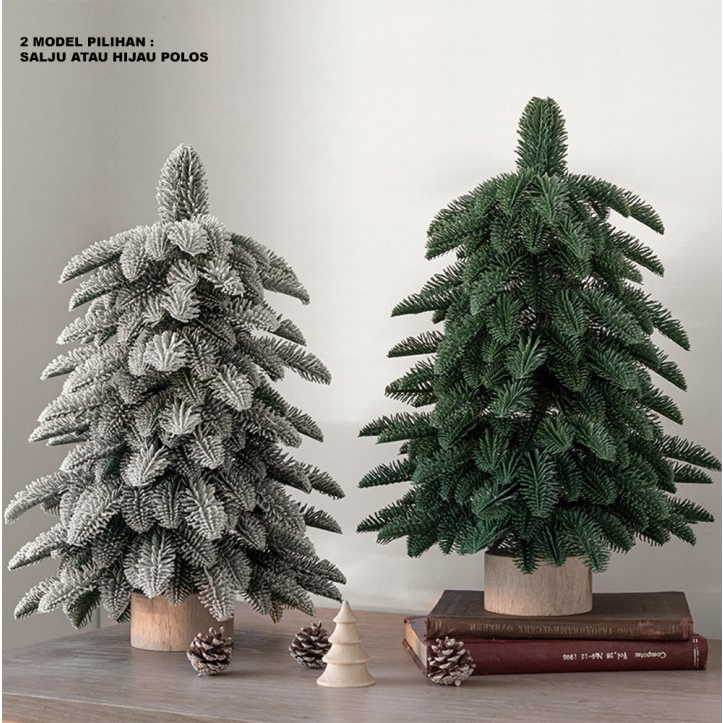 Jual Pohon Natal Hias Meja Premium 45cm / Pajangan Dekorasi Aksesoris ...