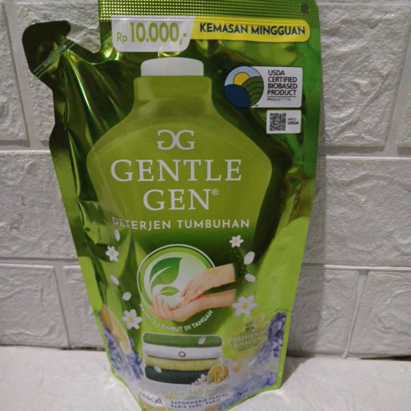 Jual GENTLE GEN DETERJEN TUMBUHAN 360ML | Shopee Indonesia