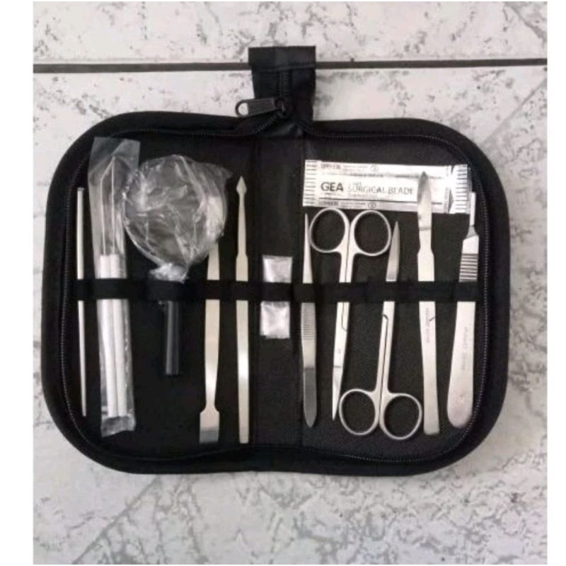 Jual Alat bedah hewan dissecting set disekting set disecting kit ...
