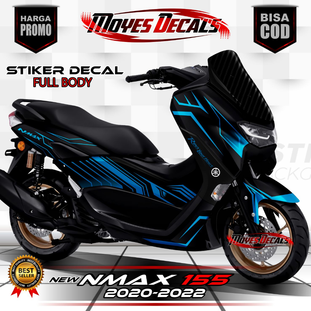 Jual Decal Yamaha NMAX 155 all New 2020-2022 ,Sticker Decal Yamaha NMAX ...