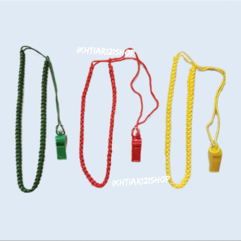 Jual Tali Pluit Pramuka/Tali Kur Kecil Peluit Pramuka Plus Peluitnya ...