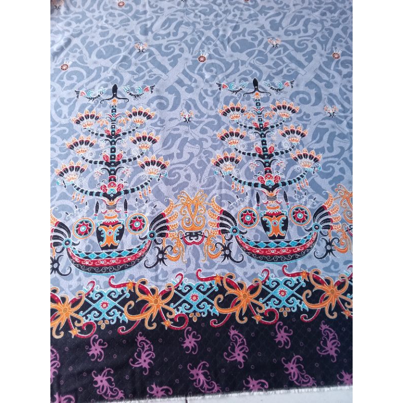 Jual kain batik khas kal-teng harga per setengah meter atau 50cm ...