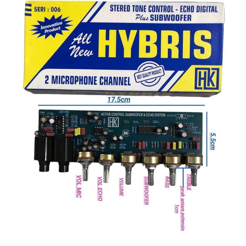 Jual KIT STEREO TONE CONTROL - ECHO DIGITAL + SUBWOOFER kit tc stereo ...