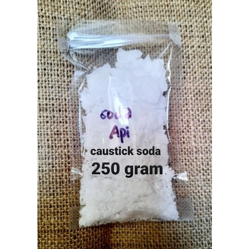 Jual soda api / caustick soda / 250 gram | Shopee Indonesia