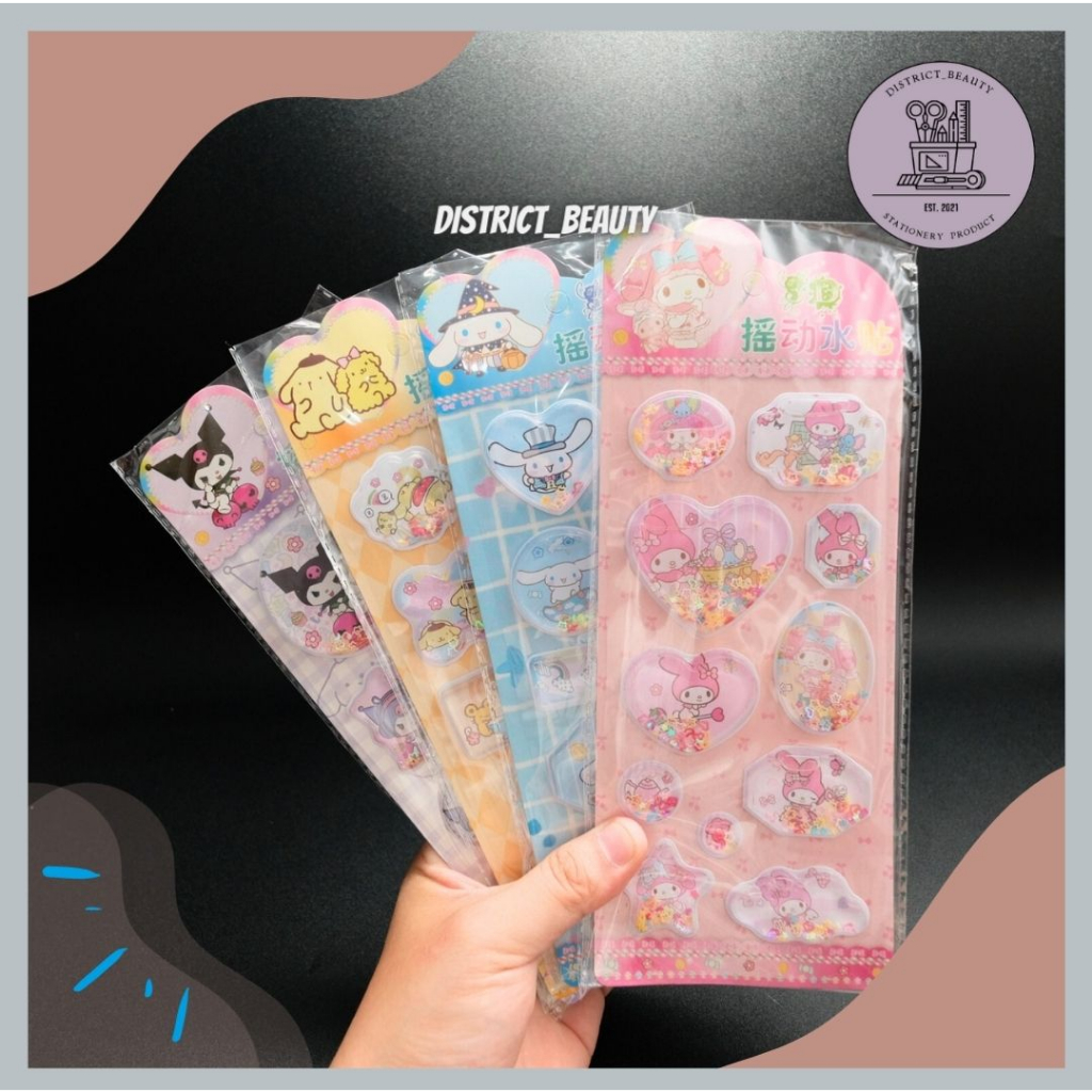 Jual STIKER AIR SEAL WATER SANRIO STIKER TIMBUL 3D SANRIO PREMIUM ...