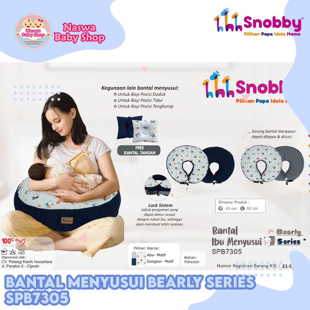 Jual Snobby Bantal Menyusui Bearly Series SPB7305 | Shopee Indonesia