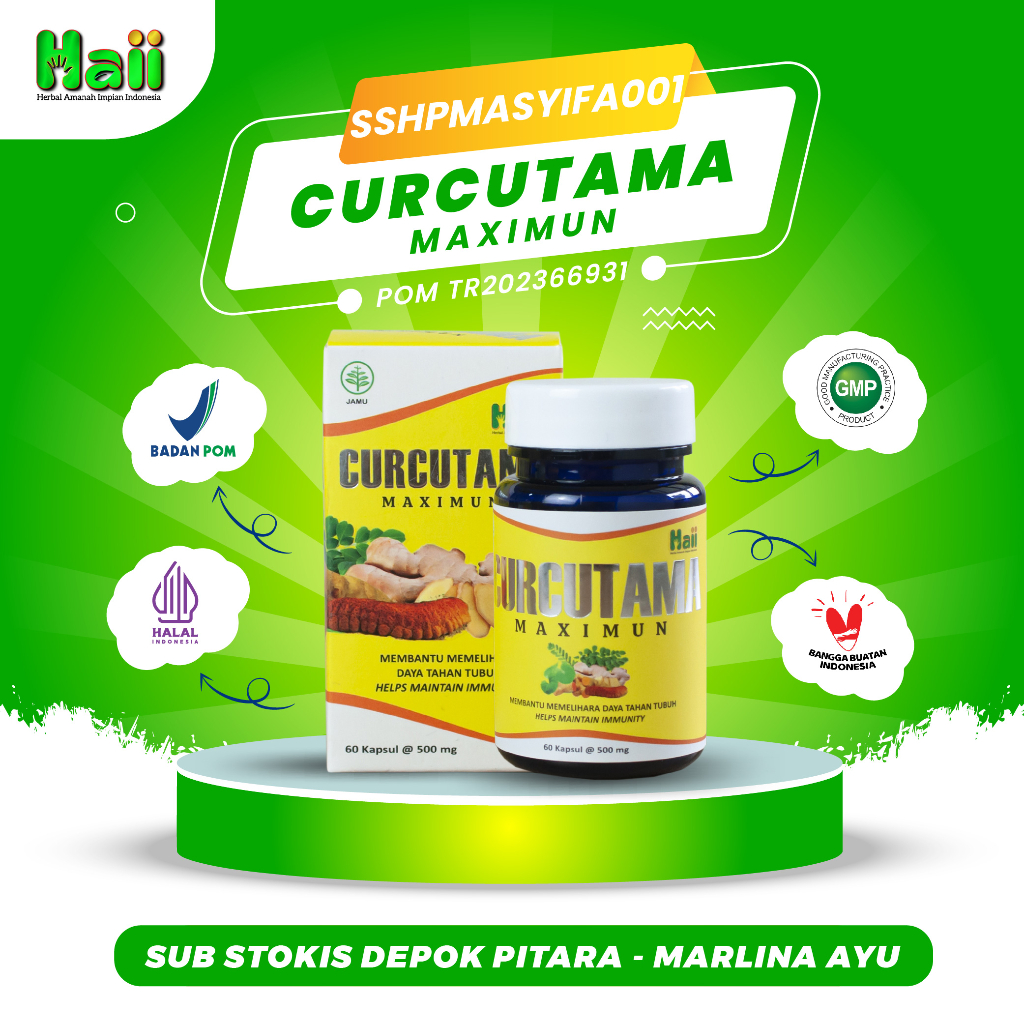 Jual HAII - CURCUTAMA Maximun (POM TR202366931) | Shopee Indonesia