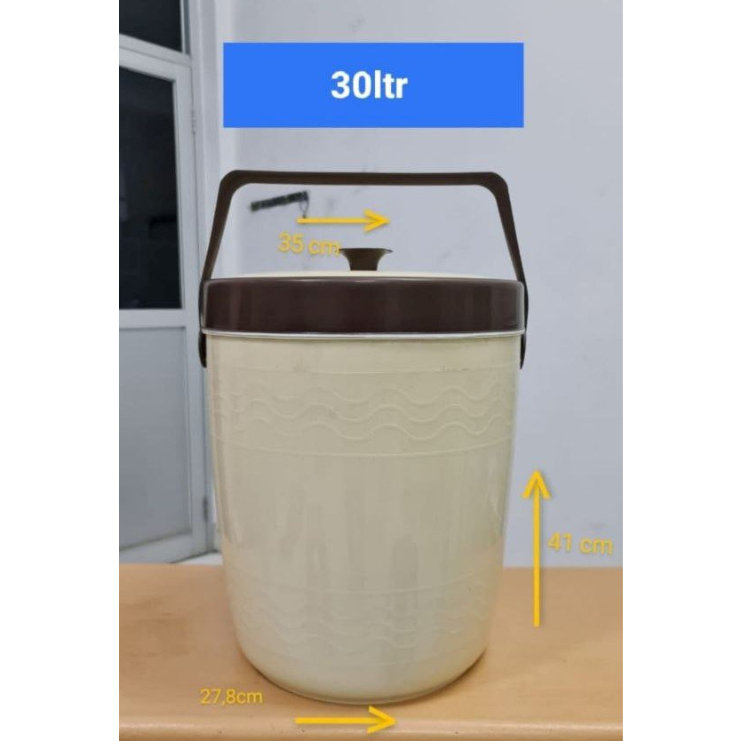 Jual Rice / Ice Bucket 30 Liter Tempat Nasi / Es Batu Termos Besar ...