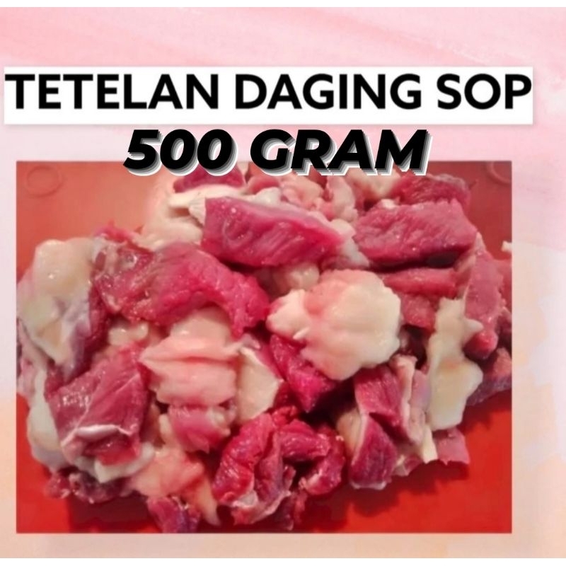 Jual Tetelan Daging sapi 500gr | Shopee Indonesia