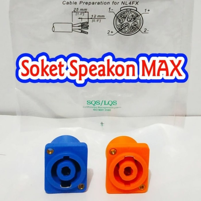Jual SOCKET AMPLIFIER SPIKON SPEAKON SPICON FEMALE SPEACON SOKET SOCKET ...
