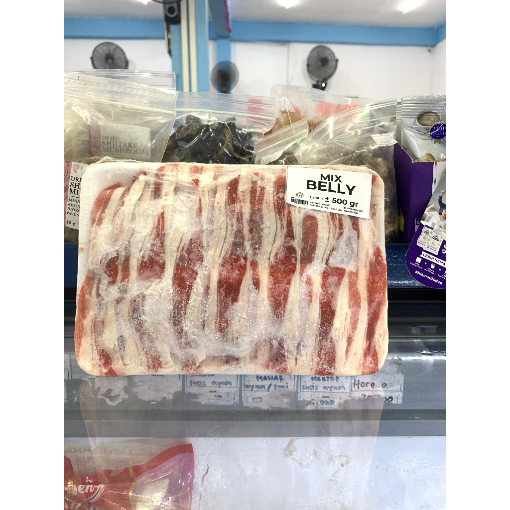 Jual MIX BELLY/BELLY MIX/MIX SHORTPLATE SLICE 500G | Shopee Indonesia