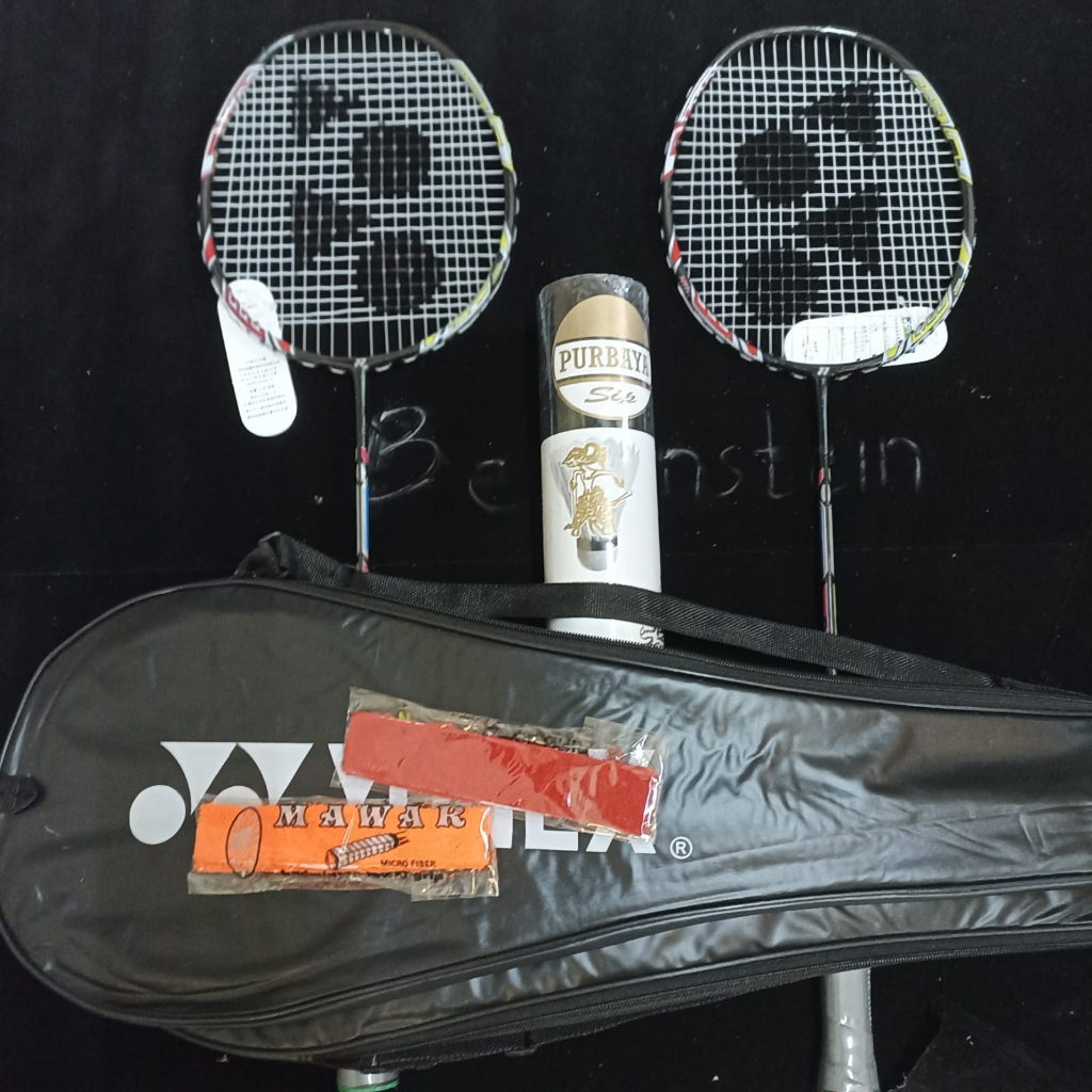 Jual PAKET KELUARGA RAKET BULUTANGKIS | 2 RAKET + 1 SLOP KOK + 2 GRIP ...