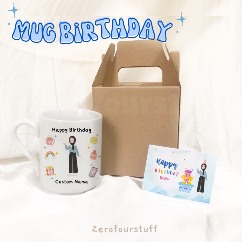 Jual BIRTHDAY MUG CUSTOM / CUSTOM MUG/ KADO ULANG TAHUN / ULTAH ...
