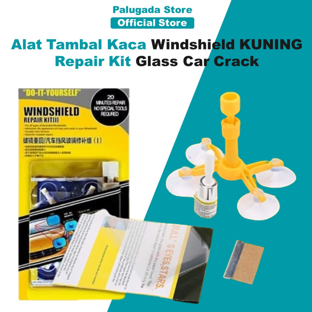 Jual Lem Kaca Mobil Retak Windshield Repair Kit Original Alat Tambal ...