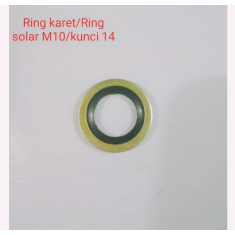 Jual Ring Solar M10 Untuk Baut Nepel Selang Rem 10mm | Shopee Indonesia