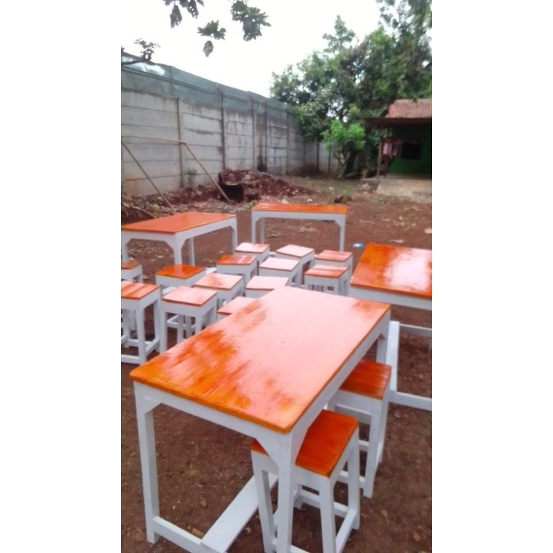 Jual satu set meja dan kursi makan murah | Shopee Indonesia