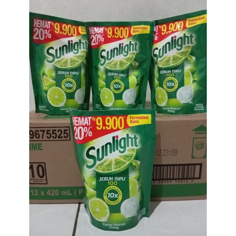 Jual sunlight 420ml / sabun pencuci piring sunlight kemasan 9900 ...