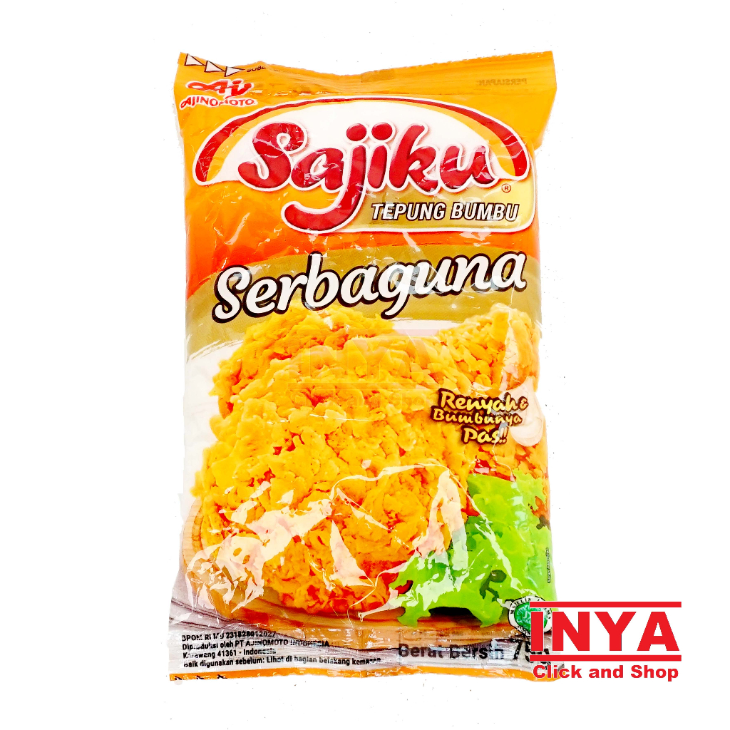 Jual Sajiku Tepung Bumbu Serbaguna Kemasan Sachet 75gr - Seasoned Flour ...