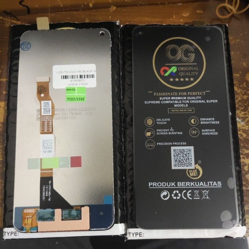 Jual VIVO Y50 LCD TOUCHSCREEN FULLSET | Shopee Indonesia