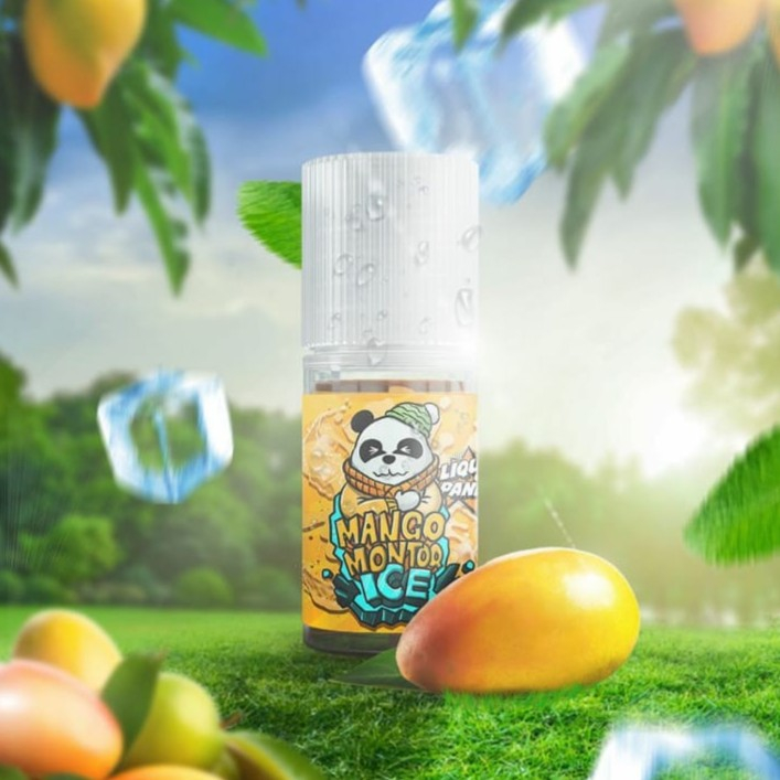 Jual Liquid Cap Panda Mango Ice Montoq Salt Nic 30MG 30ML | Shopee ...