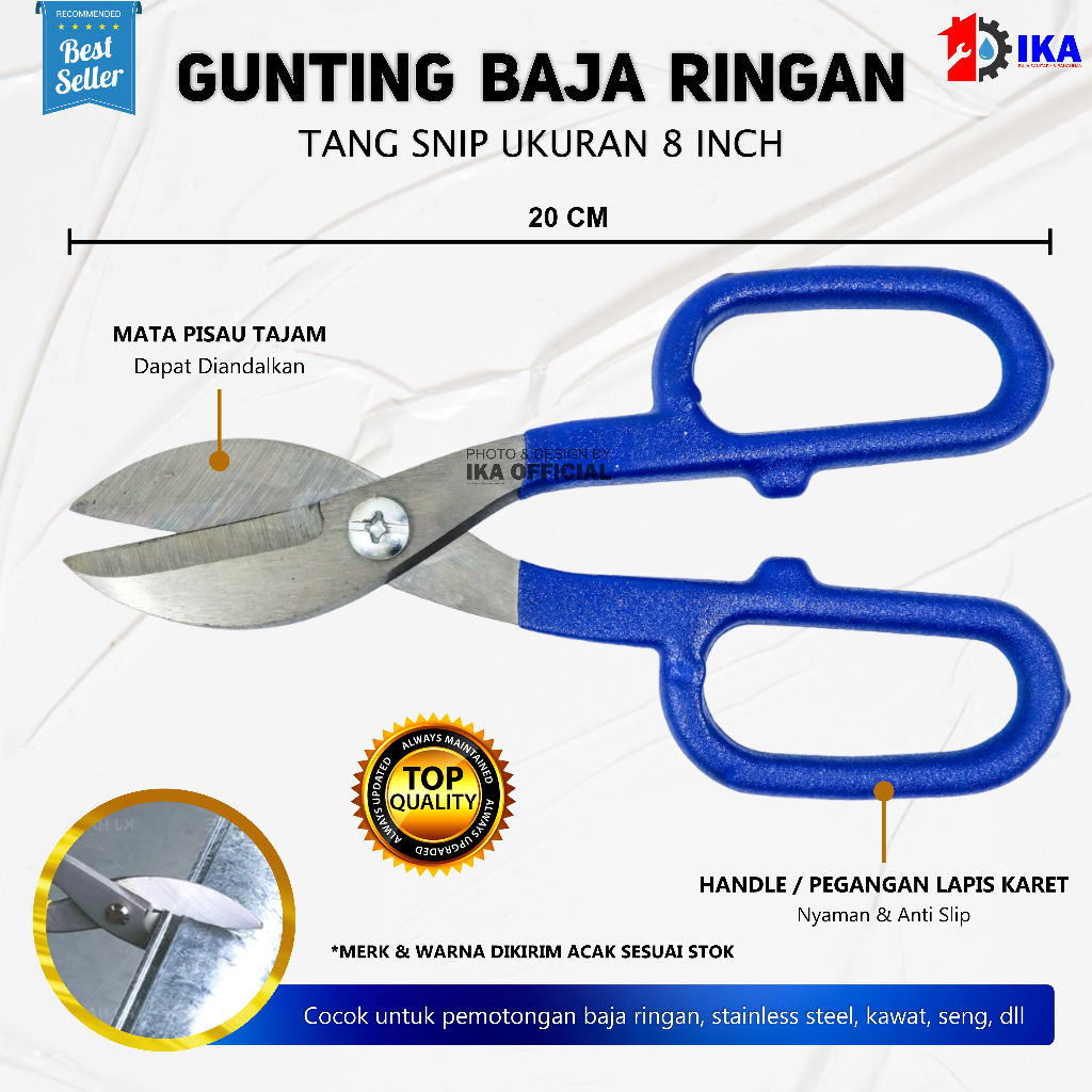 Jual Gunting Seng / Gunting Baja Ringan / Gunting Besi Kawat 8 inch 12 ...