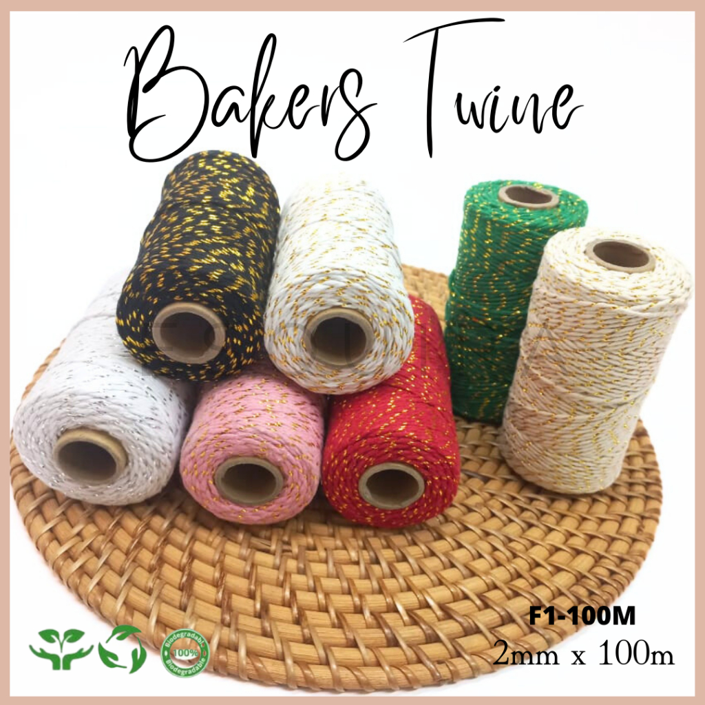 Jual Cotton String / Benang String / 100M / Bakers Twine F1-100M ...