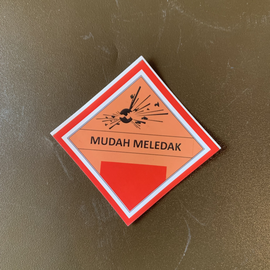 Jual Stiker Hazard | Stiker Simbol Limbah B3 | Sticker Symbol Hazard ...