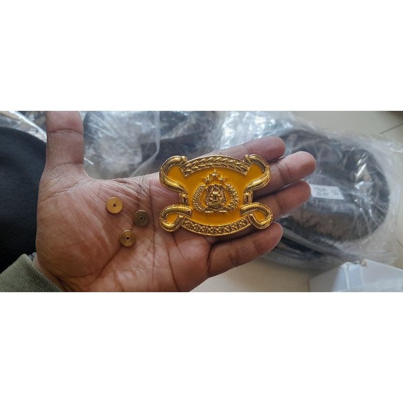 Jual emblem baret polisi sabara,emblem baret sabara logo polisi ...