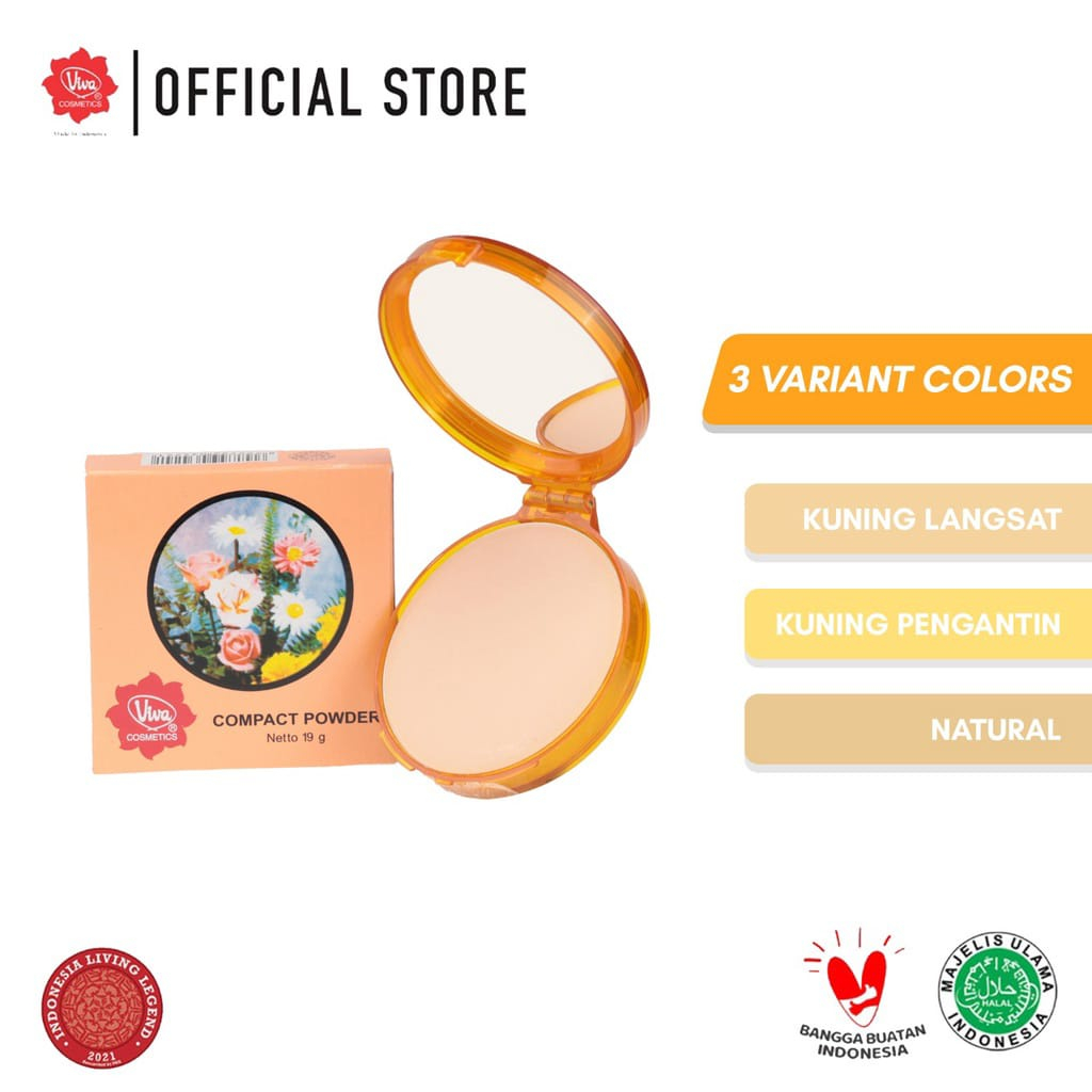 Jual Viva Compact Powder 19gr orange | Shopee Indonesia