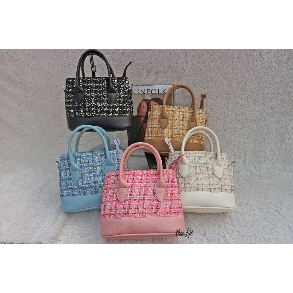 Jual Aruna-Tas selempang wanita mini/Tas wanita RHEA /Tas kanvas ...