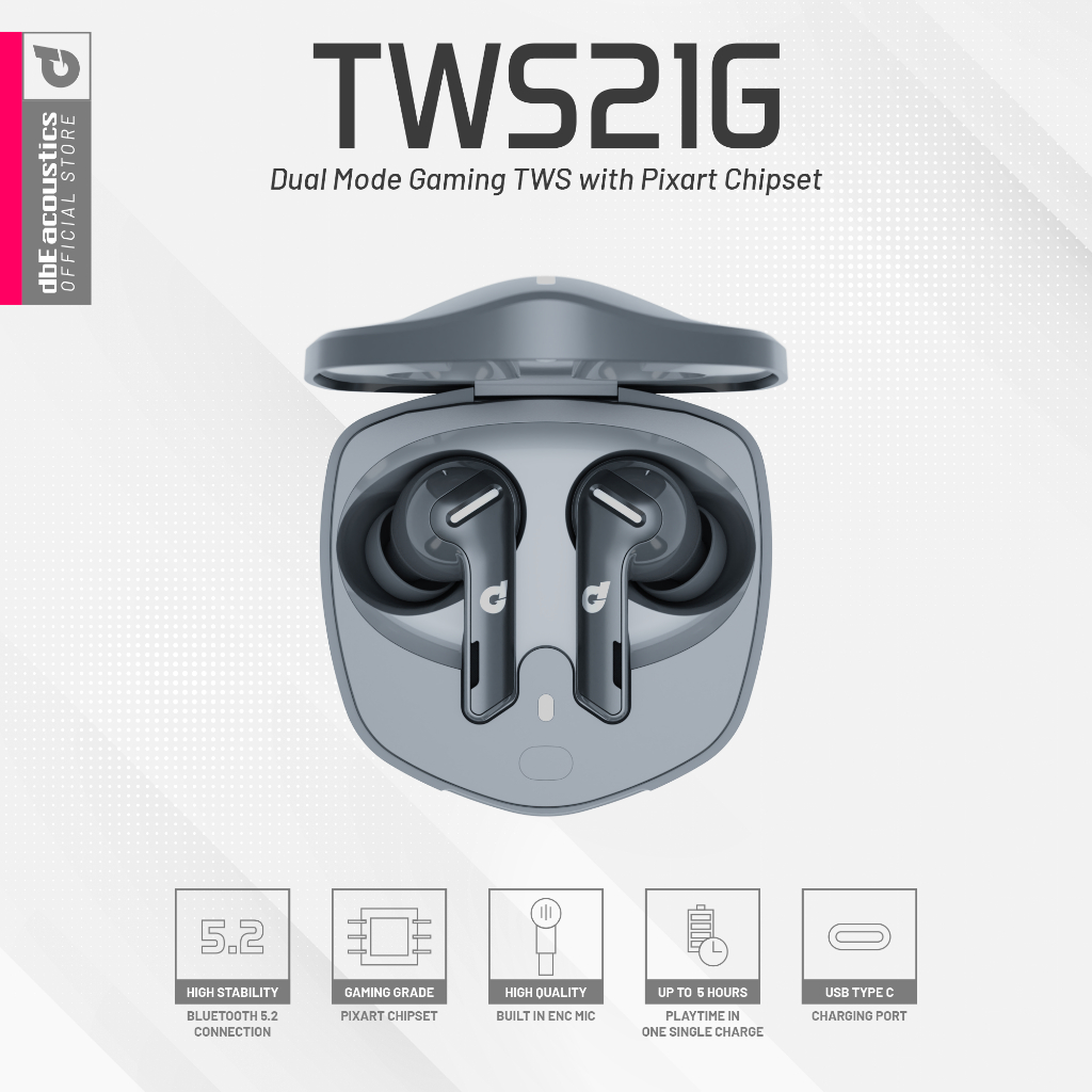 Jual dbE TWS21G Dual Mode Gaming Wireless Earphone TWS | Shopee Indonesia