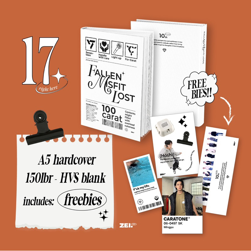 Jual Seventeen FML Hardcover Notebook A5 | Shopee Indonesia