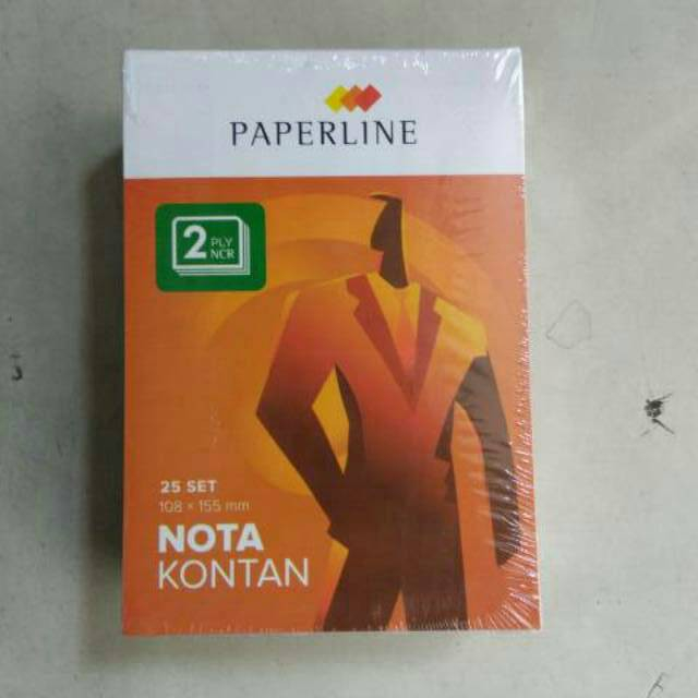 Jual Nota Paperline Kecil 2 Ply || Nota kontan 25 lembar Papeline ...