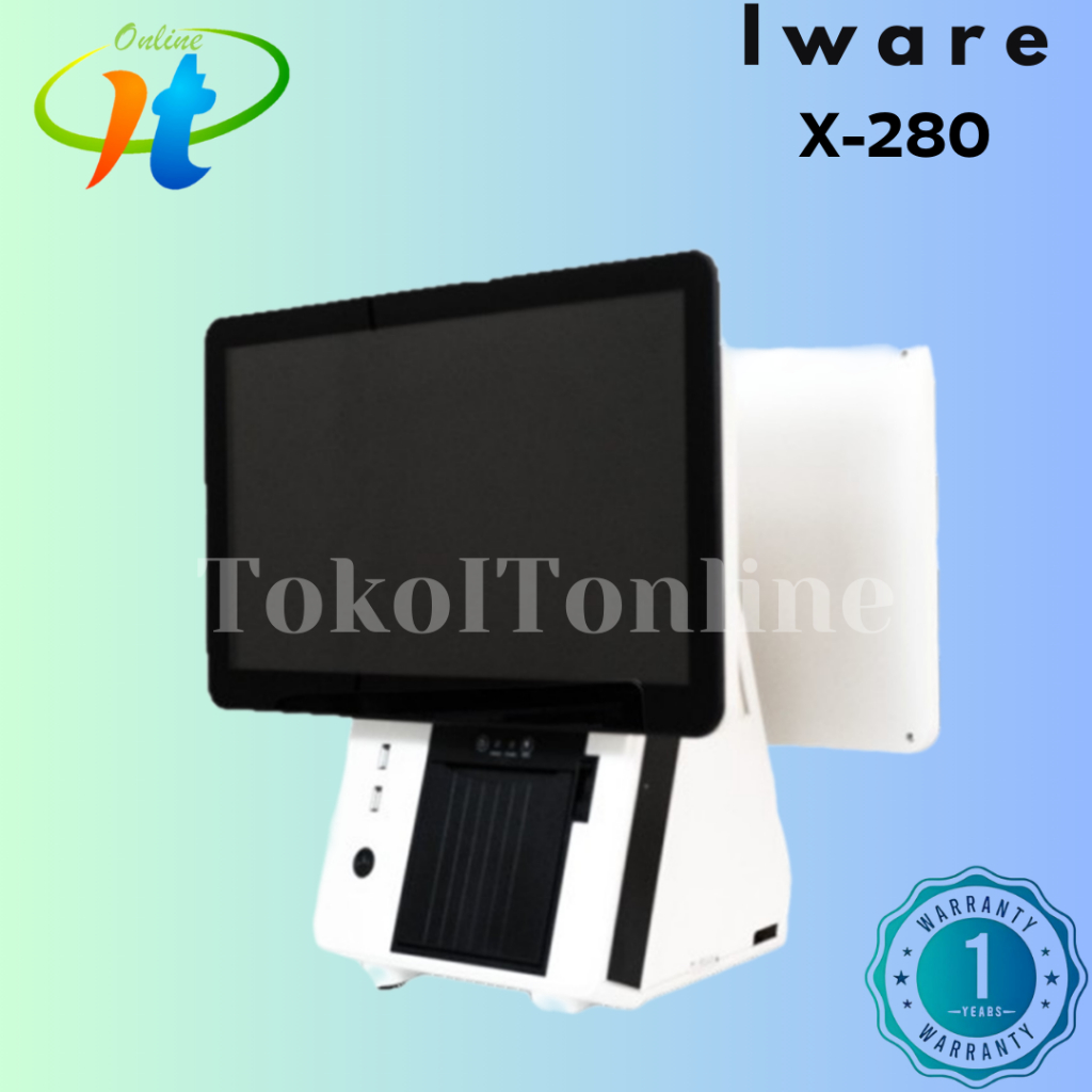 Jual Mesin Kasir PC Pos All In One Touchscreen Iware X280 X-280 X 280 | Shopee Indonesia
