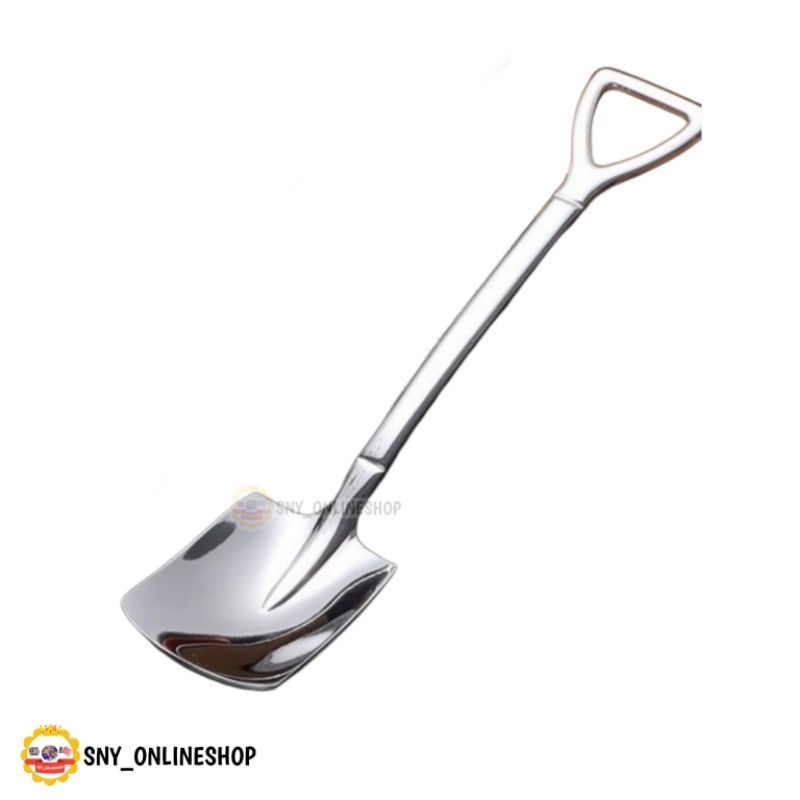 Jual 1 Lusin Sendok Sekop / Sendok Teh Persegi Stainless Steel (12pcs ...