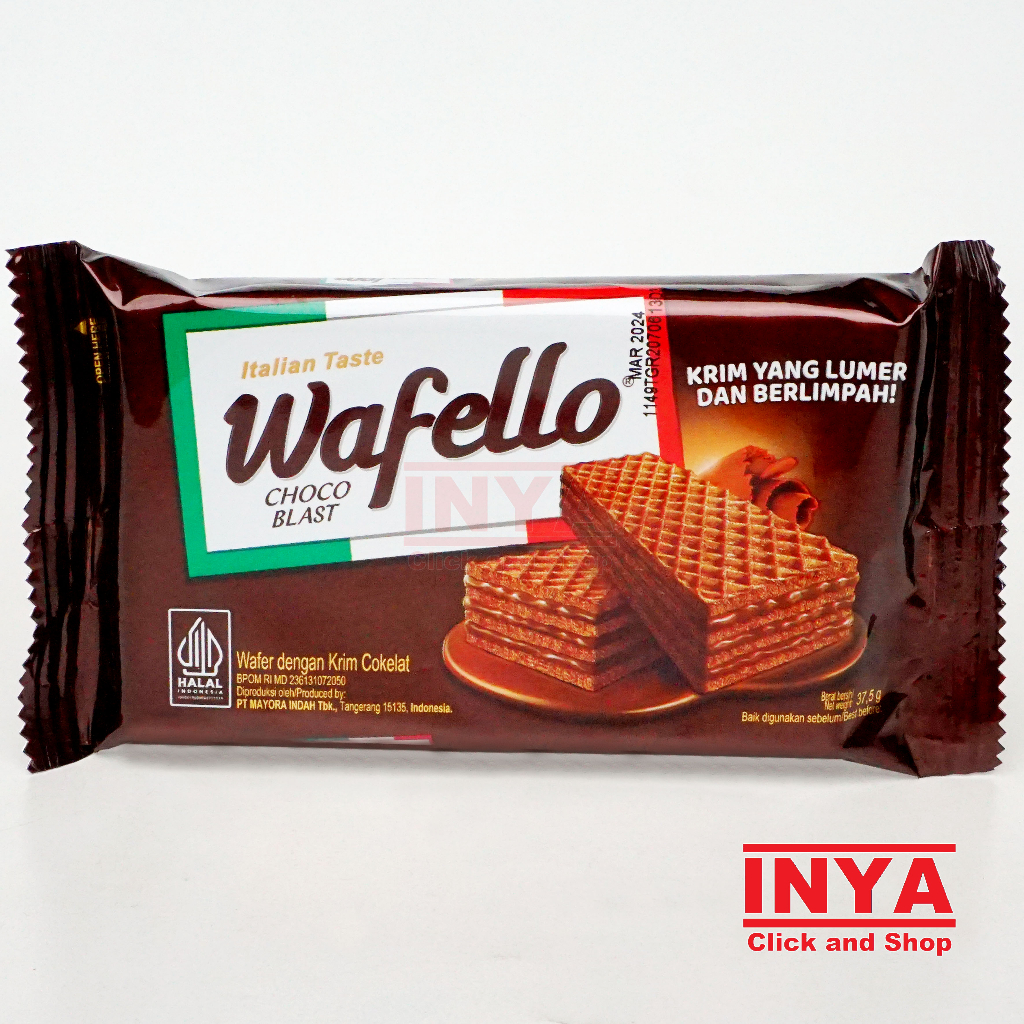 Jual Wafello Italian Taste Choco Blast 37,5gr Sachet - Wafer | Shopee ...
