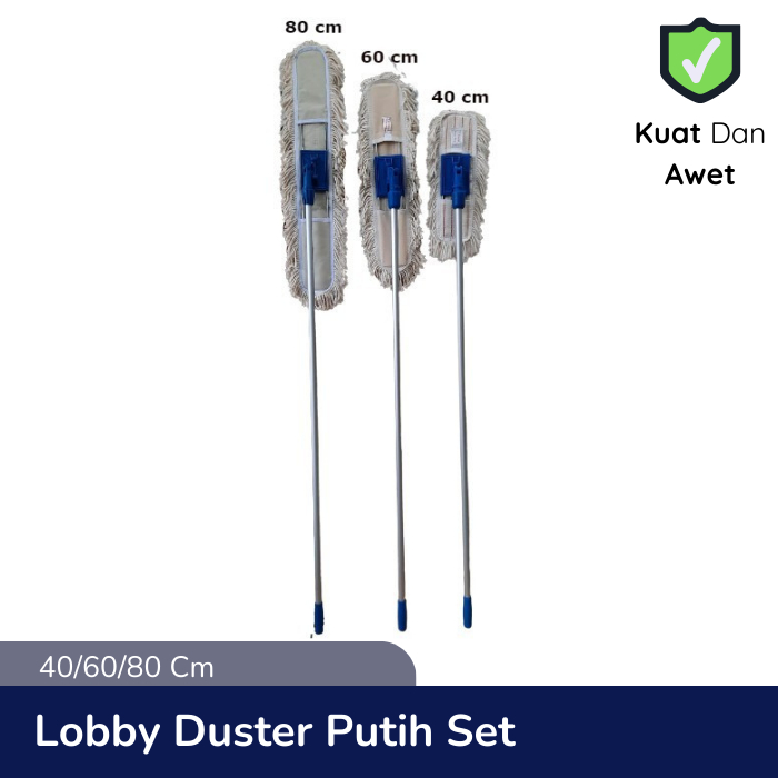 Jual Lobby Duster Acrylic Biru & Putih Komplit 40,60,80 Cm | Pel Lantai ...
