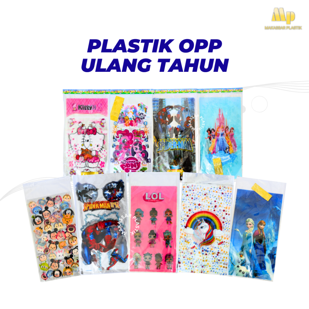 Jual Plastik OPP Ulang Tahun / Plastik Bingkisan Ulang Tahun @10 Pcs ...