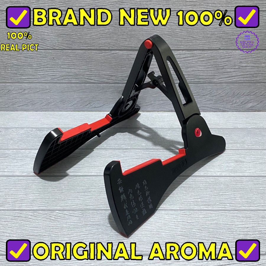 Jual Aroma AGS-03 Stand Gitar Lipat Foldable Guitar Akustik Elektrik Bass | Shopee Indonesia