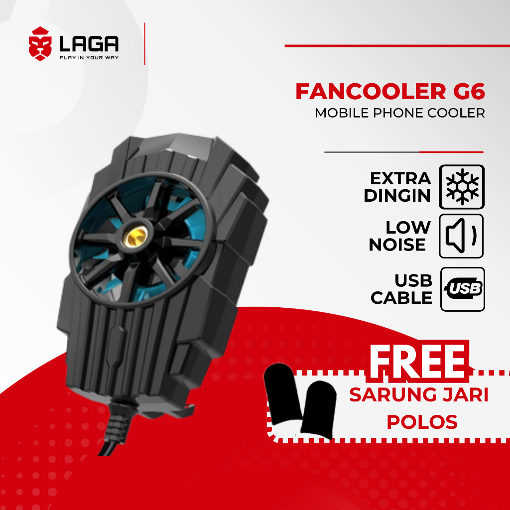 Jual FAN COOLER HP G6 FANCOOLER PENDINGIN HP HANDPHONE KIPAS GAMING ...