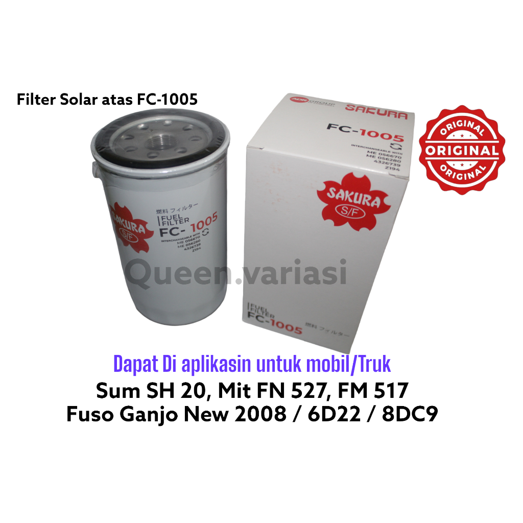 Jual FILTER SOLAR ATAS FUSO GANJO FC-1005 | Shopee Indonesia